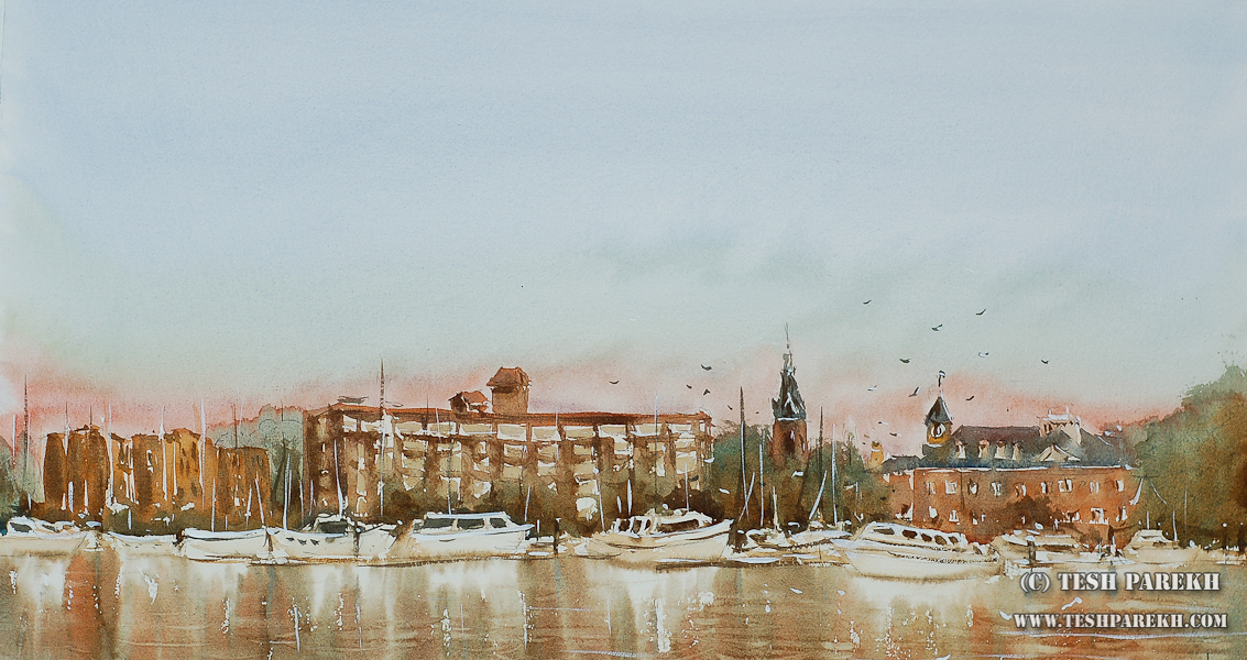 New Bern NC Plein Air Watercolor paintings by Raleigh Fine Artist ...